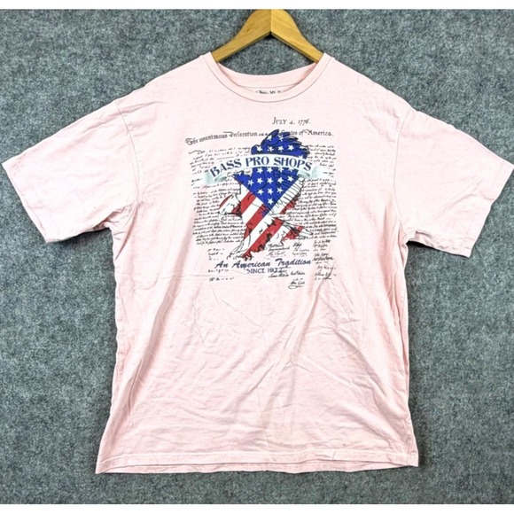 Bass Pro Shops | Shirts | Bass Pro Shops Tshirt Mens Xl Pink Cotton ...